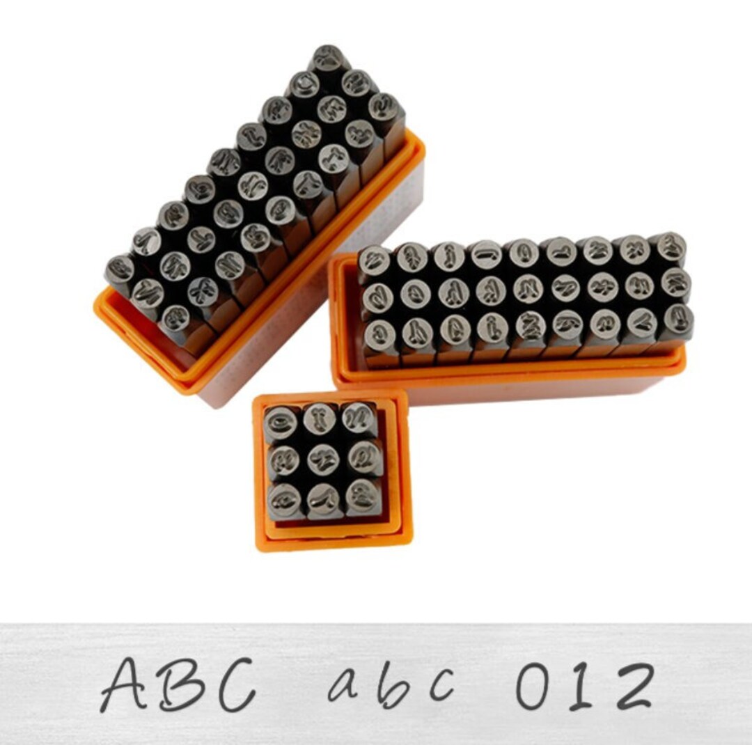Uppercase Stamp Set - Lowercase Alphabet Stamp - Letter Number Stamp ...