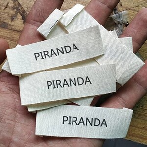 1000 Custom Clothing Labels Personalized Cloth Tags for Clothes Fold ...