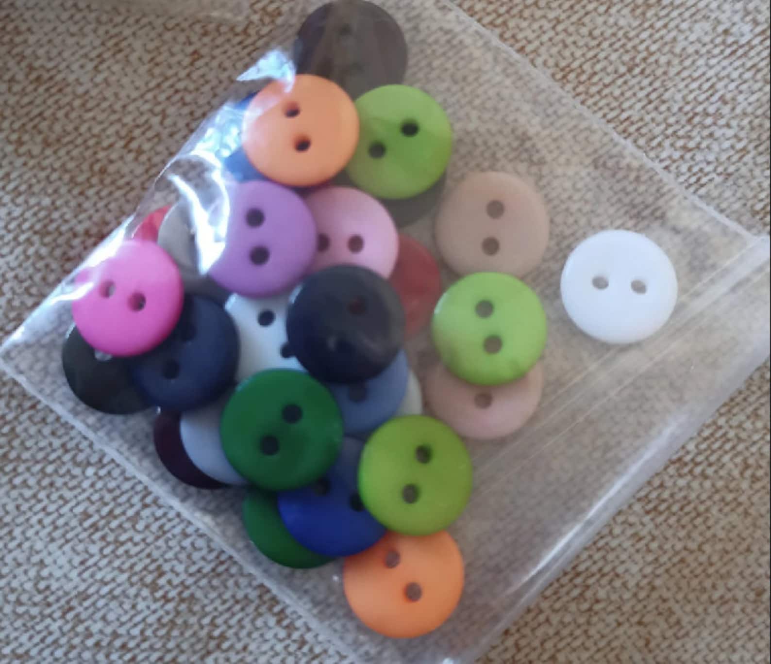 Colorful Buttons - Sewing Buttons - Round Buttons Two Holes - Colored ...