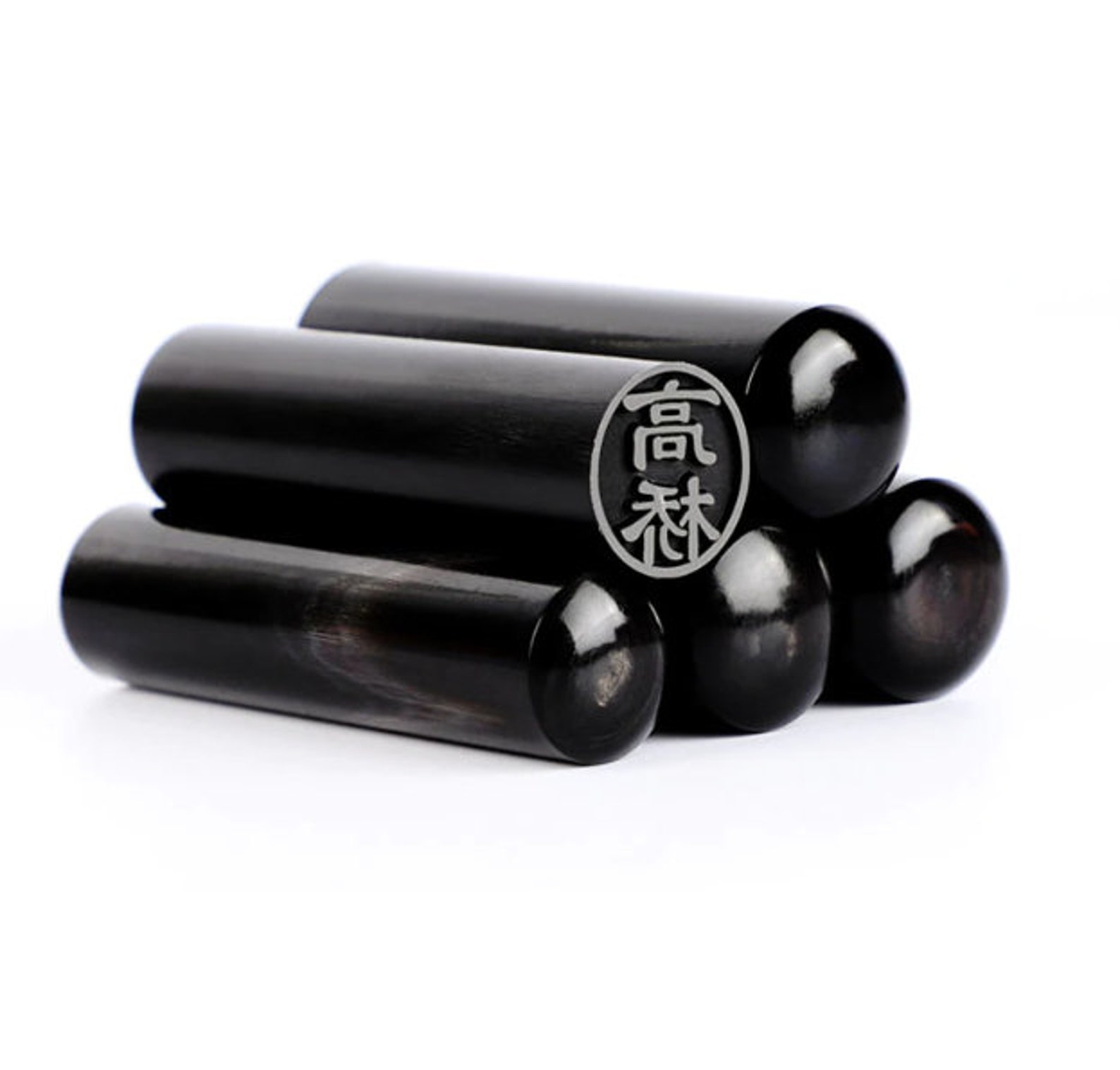 Custom Round Japanese Hanko Chop Black Japanese Name Stamp - Etsy