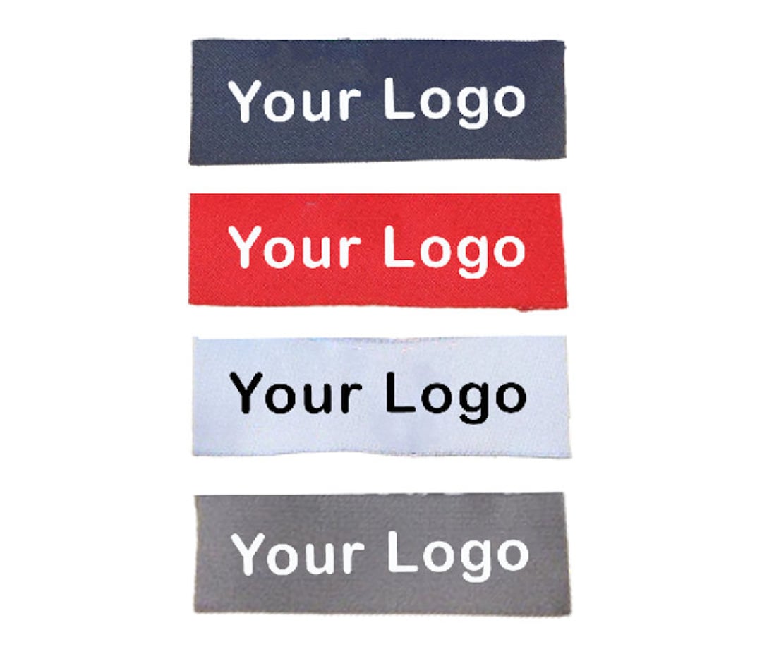 1000 Custom Clothing Labels Fabric Sew in Sew on Labels Personalized ...