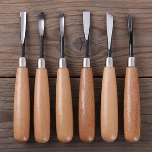 Wooden Carving Tool Set Carver Hand Chisel Knife Kit Mini Wood Working ...