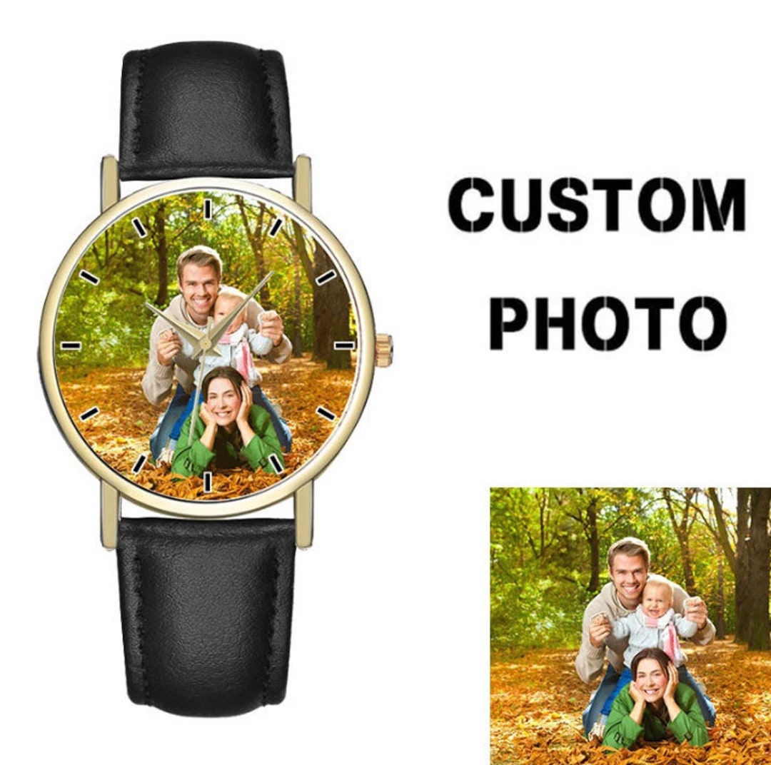 Custom Photo Watch Personalized Watch Face Picture Watches for Men ...