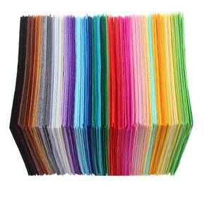 40 Pcs Wool Felt Sheets - Square Felt Supplier, Felt Shop - Thick Felt ...