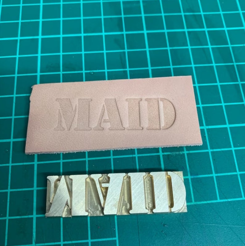 Custom Leather Stamp - Personalized Leather Stamp - Brass Iron Branding ...
