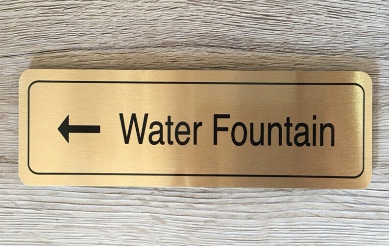 Custom Gold Sign Personalized Gold Door Sign Custom Made | Etsy