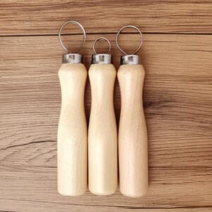10 Pcs Wood Loop Tools for Pottery - Ceramics Clay Trimming Tools With ...