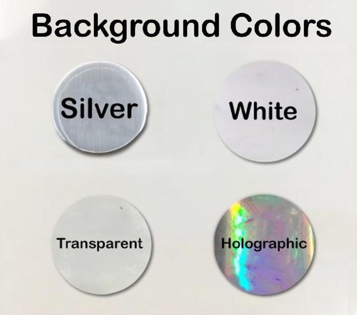 100 Custom Round Epoxy Stickers, Domed Stickers, Personalized Epoxy ...