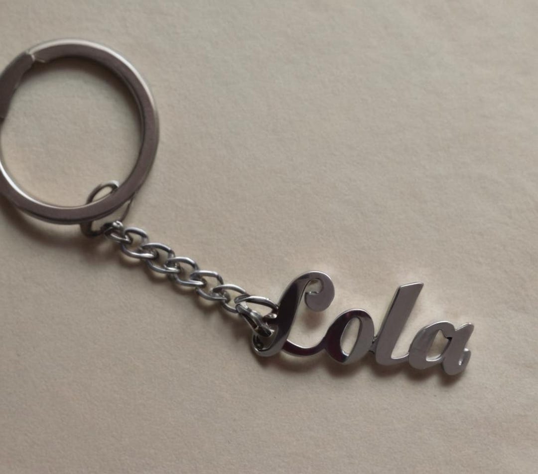 Custom Keyring, Personalized Name Keychain, Your Name Keychain ...