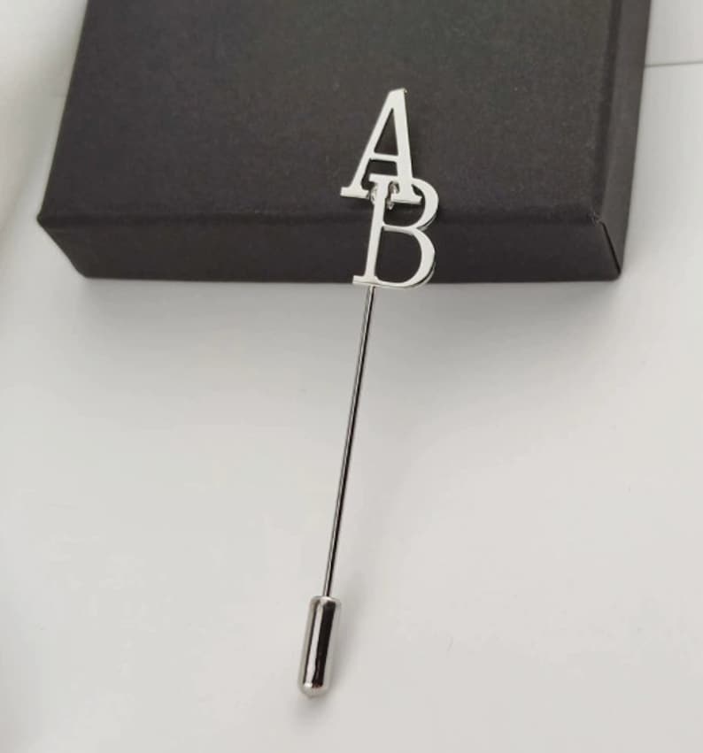 Custom Name Lapel Pins Personalized Initial Lapel Pin - Etsy