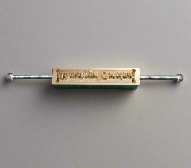 Custom Leather Stamp - Personalized Brass Iron Branding Stamp ...