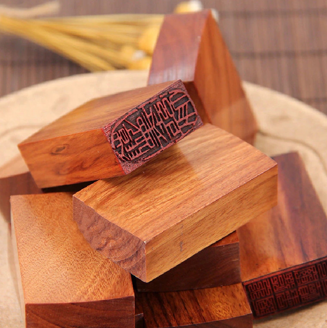 Custom Rectangle Japanese Hanko Chop Japanese Name Stamp | Etsy