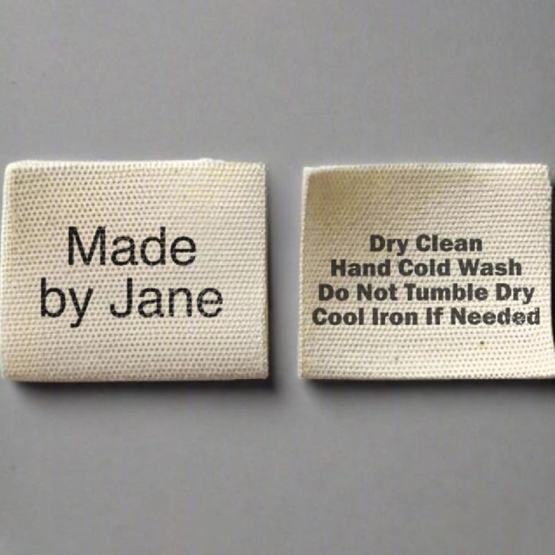 Custom Clothing Labels - Etsy