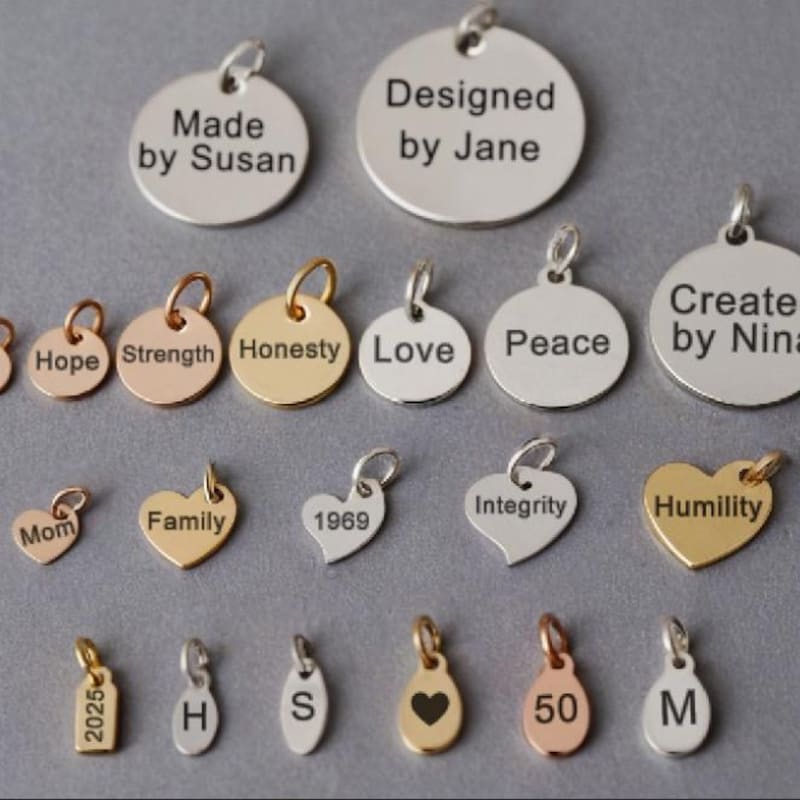Personalized Charms - Etsy