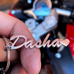 Personalized Name Keychain, Custom Keyring, Your Name Keychain ...