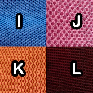 3 Layer Mesh Fabric, Solid Color 3D Mesh Fabric, Fabric by the Yard ...
