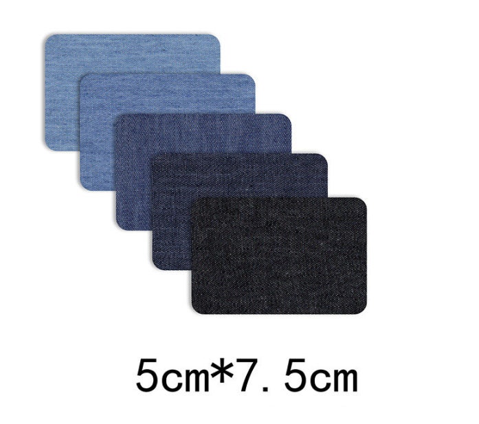 Dark Blue Light Blue or Black Denim Stretch Jean Patches - Etsy