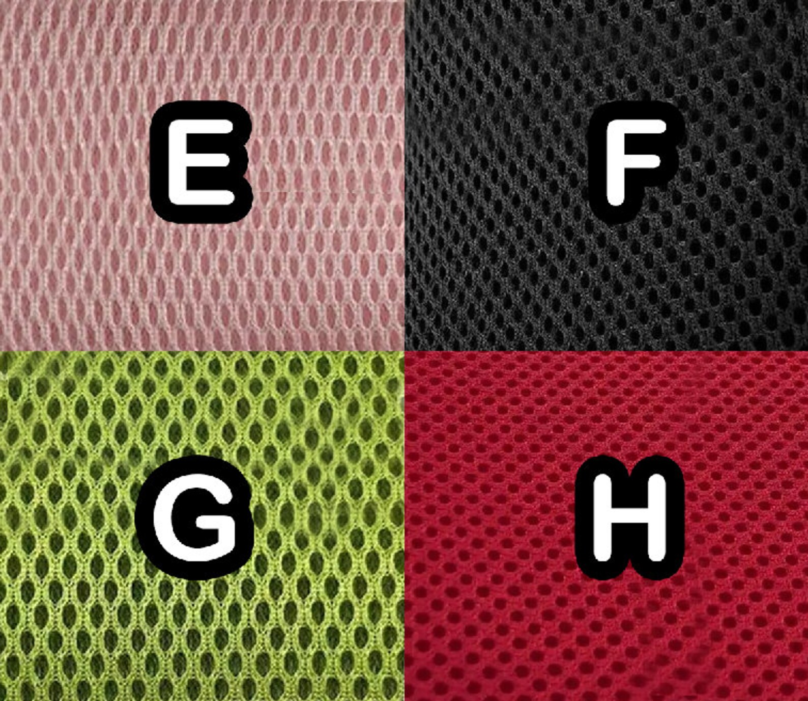 3 Layer Mesh Fabric, Solid Color 3D Mesh Fabric, Fabric by the Yard ...