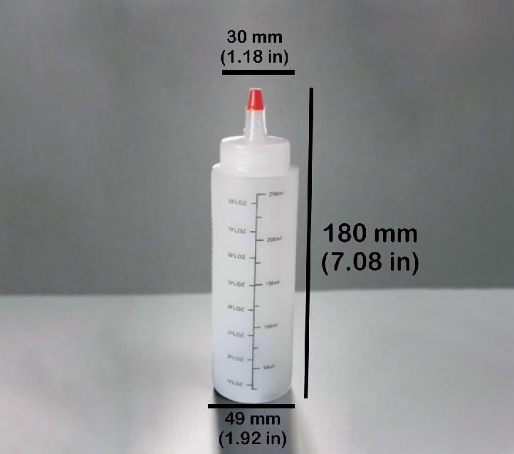 5 Pcs Plastic Paint Bottles With Cap - Squeeze Bottles With ...