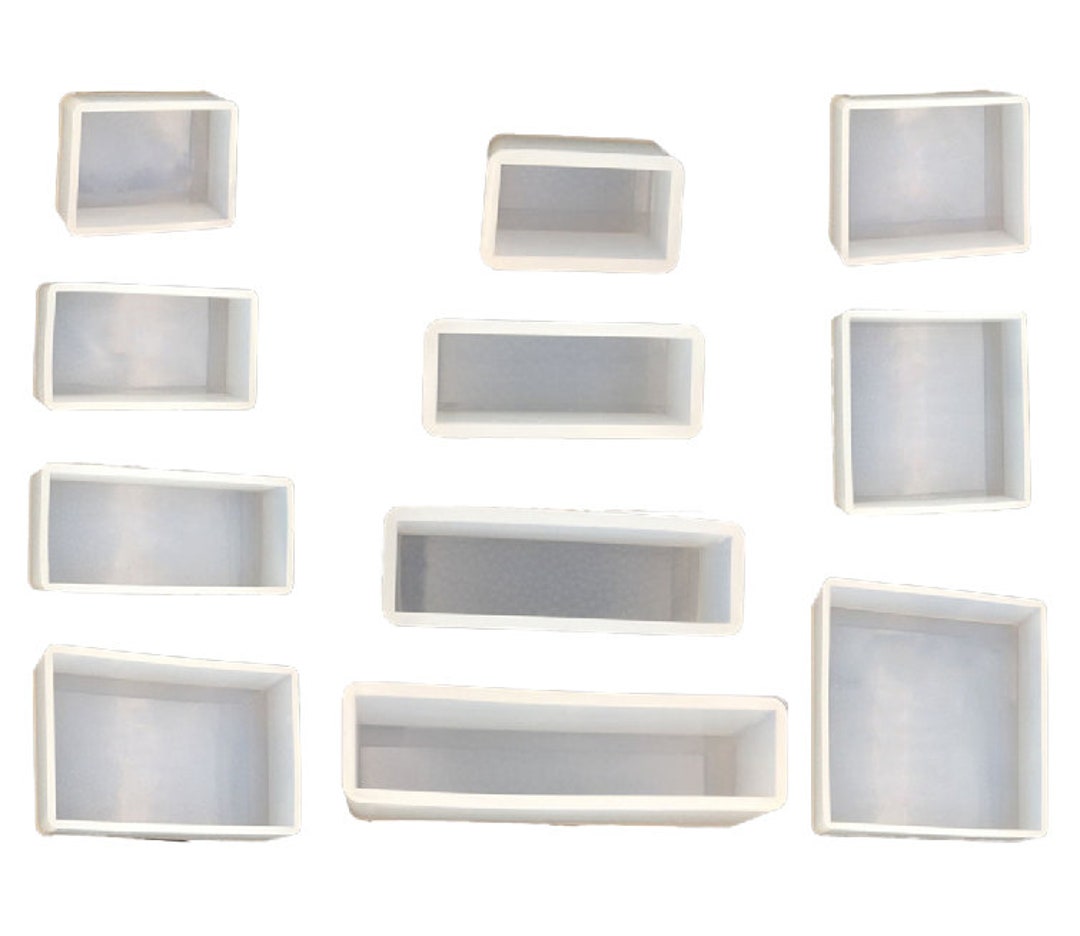 11 Pcs Rectangle Mold - Square Silicone Mold - Large Size Rectangular ...