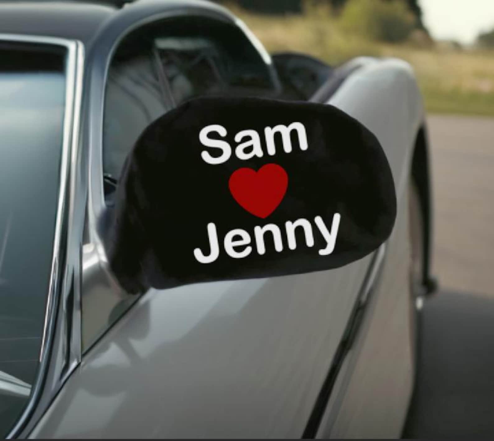 Custom Car Side Mirror Cover - Personalized Car Mirror Cover - Car Wrap ...