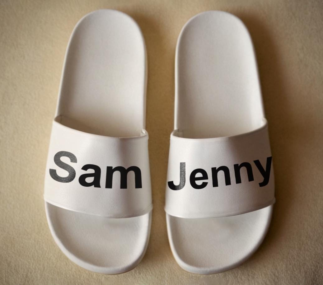 Google slides flip flops store