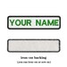 Personalized Name Patch Custom Embroidered Rectangle Name Patch Sew on ...