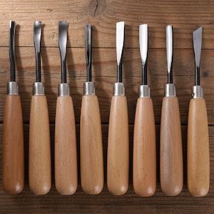 Wooden Carving Tool Set Carver Hand Chisel Knife Kit Mini Wood Working ...