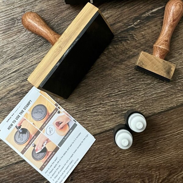 Large Custom Stamp - Etsy