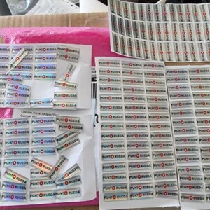 100 Custom Round Epoxy Stickers, Domed Stickers, Personalized Epoxy ...
