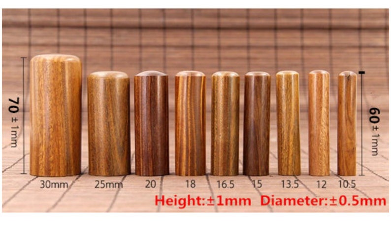 Custom Round Japanese Hanko Chop Japanese Name Stamp - Etsy