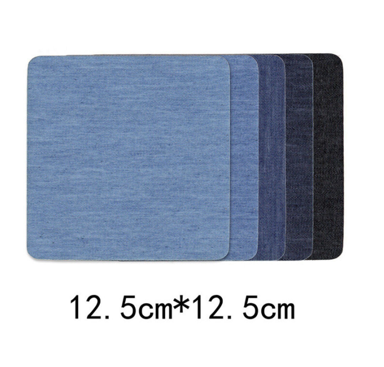 Dark Blue Light Blue or Black Denim Stretch Jean Patches - Etsy