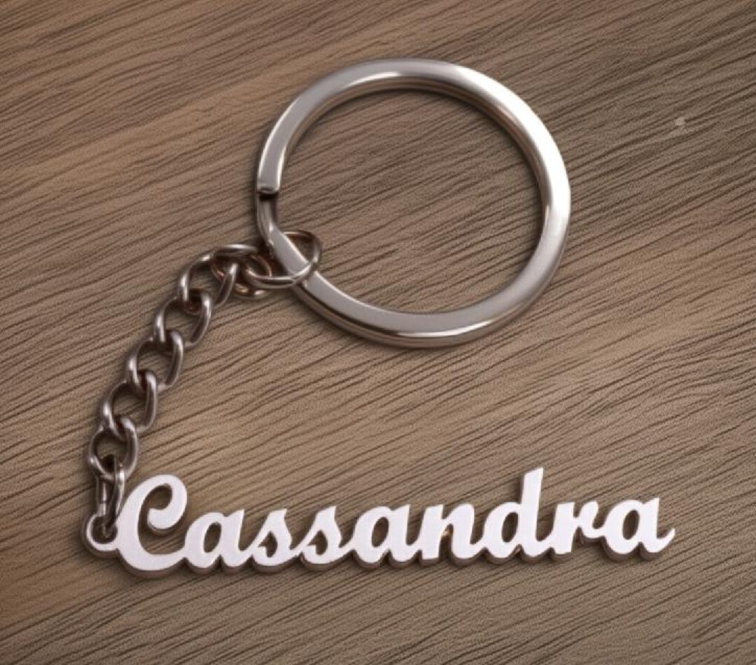 Personalized Name Keychain, Custom Keyring, Your Name Keychain, Durable ...