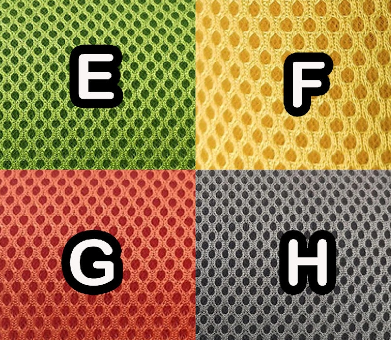 3 Layer Mesh Fabric, Solid Color 3D Mesh Fabric, Fabric by the Meter ...