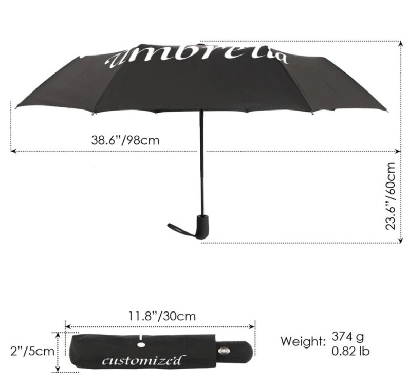 Custom Umbrella Personalized Umbrella Printed Photo | Etsy