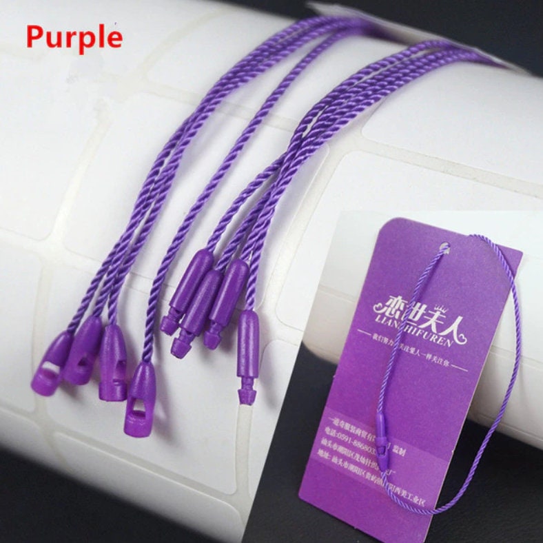 100 Cotton Hang Tag Strings Rope Fasteners Snap Cord Cord - Etsy
