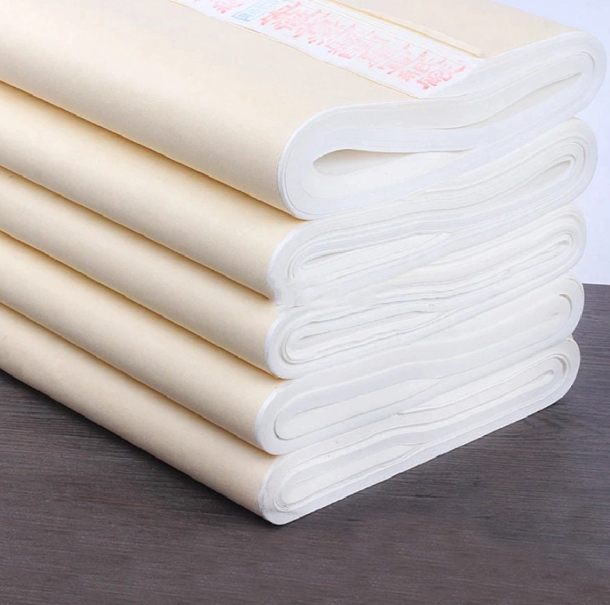 Xuan Paper Rice Paper Natural Colour Calligraphy Paper - Etsy