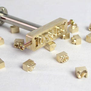 Alphabet Number Letter Stamp Punch Set Leather Craft Imprinted Metal ...