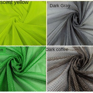 Mesh Fabric, Solid Color Mesh Fabric, Fabric by the Meter Yard, Fabric ...