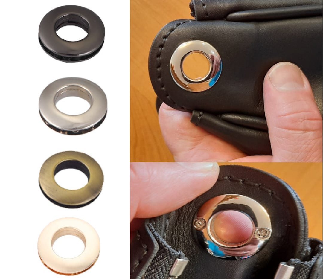 Eyelet Grommet - Screw-in Eyelet Metal Screw Together Grommets Bag Loop ...