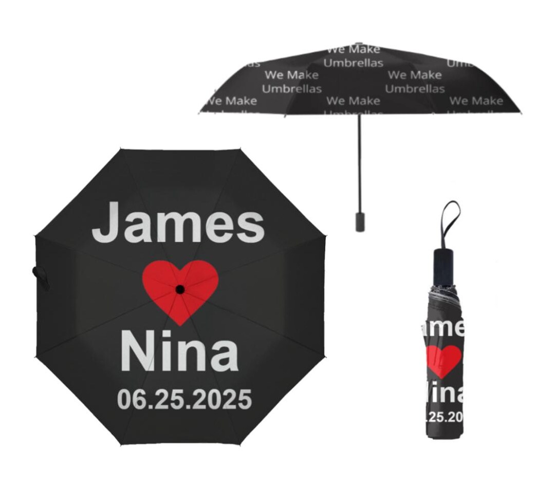 Custom Umbrella - Personalized Umbrella - Printed Photo Umbrella - Logo ...