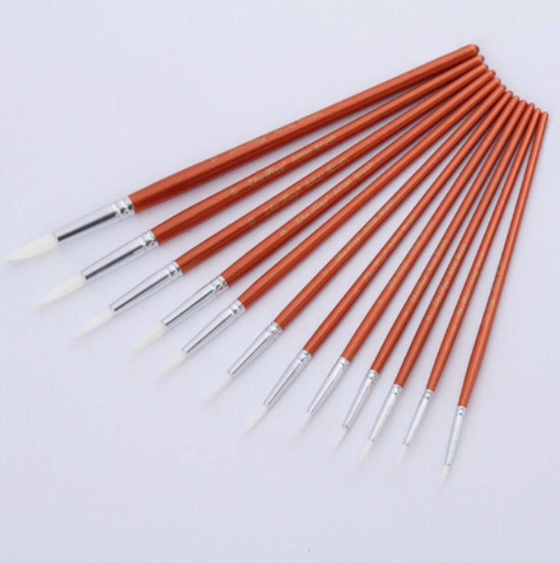 12 Pcs Paint Brushes Watercolor Brushes Oil Paint Brushes - Etsy