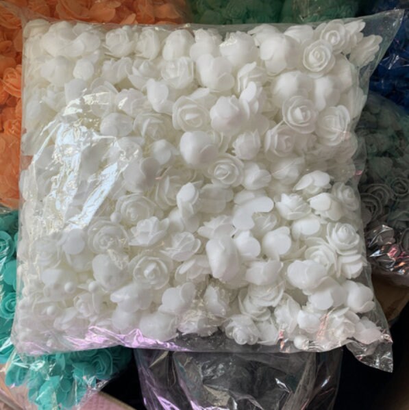 Foam Mini Roses Flower for Crafts Decoration Hair Tiaras - Etsy