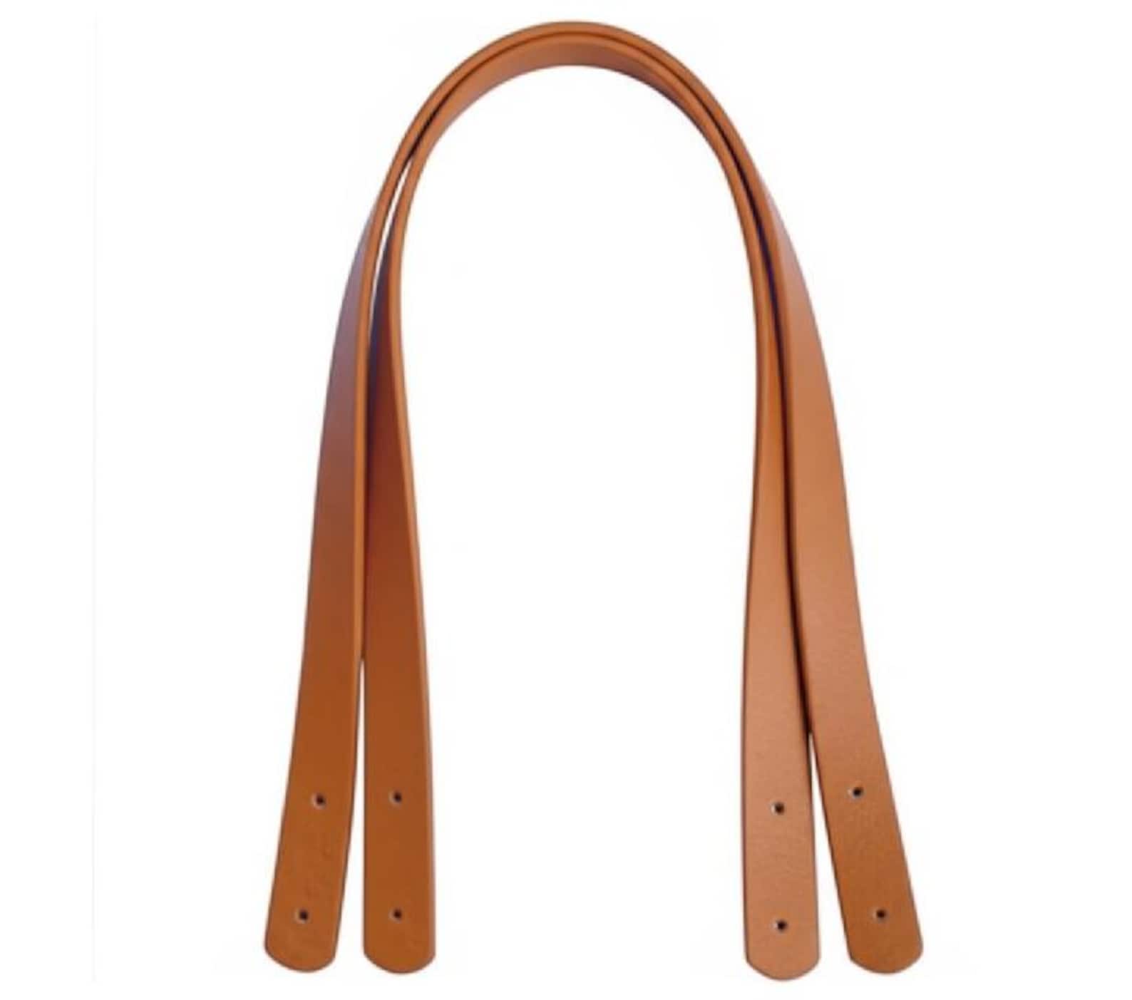 Leather Bag Handles With Rivet - Punch Hole Ready Handbag Handles - PU ...
