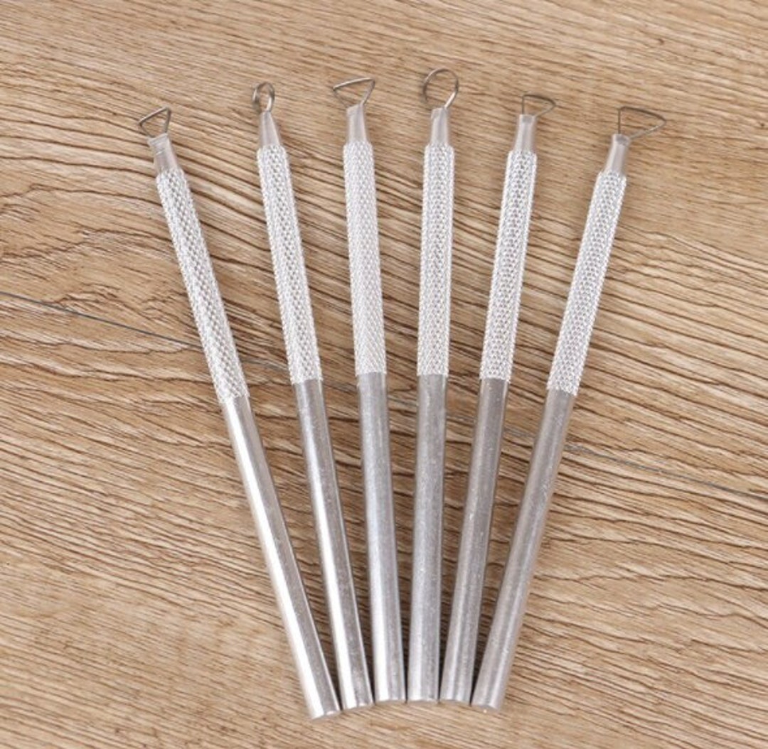 Pottery Ribbon Tools - 6 Pcs Aluminum Loop Trimming Tools - for Pottery ...