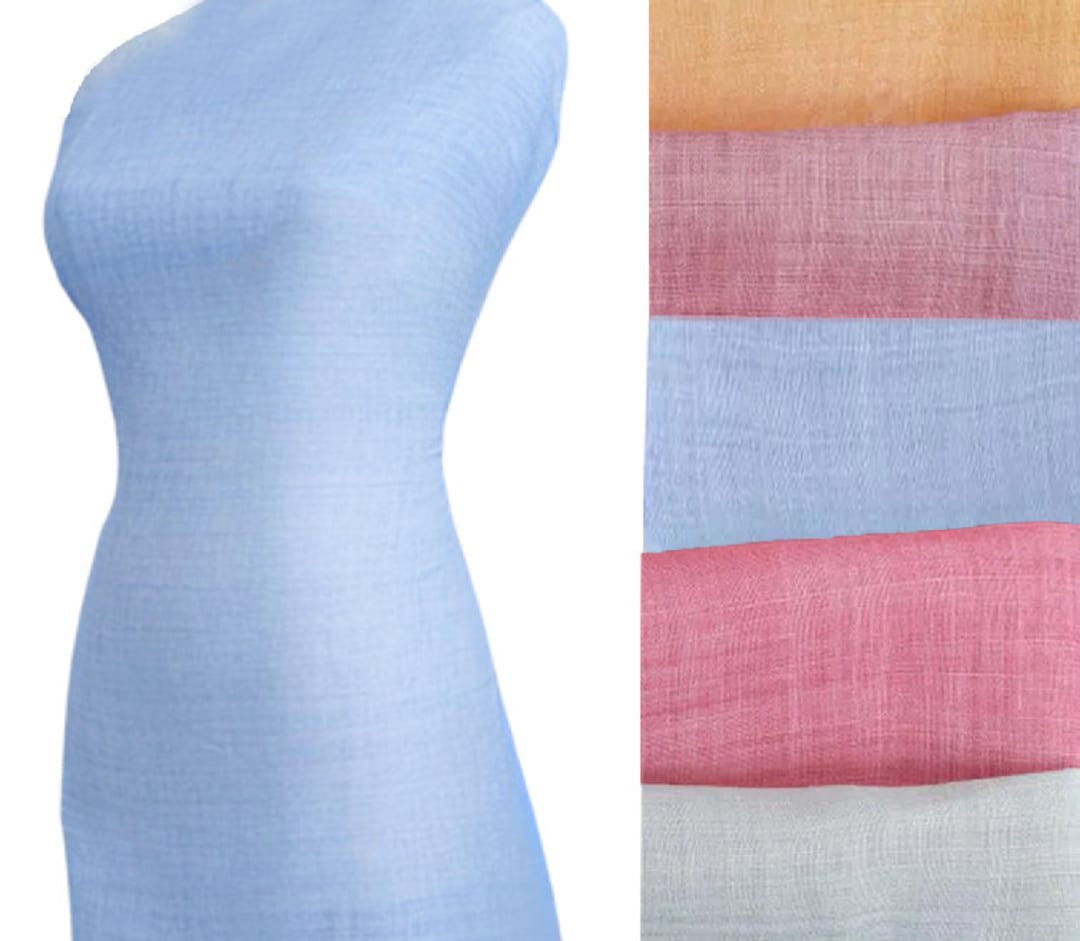 Ramie Fabric - Woven Korean Fabric - Eco Friendly Fabric - Linen Hemp - Fabric by the Half Yard ...