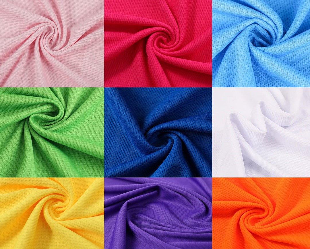 Mesh Fabric, Solid Color Jersey Fabric, Fabric by the Meter Yard ...