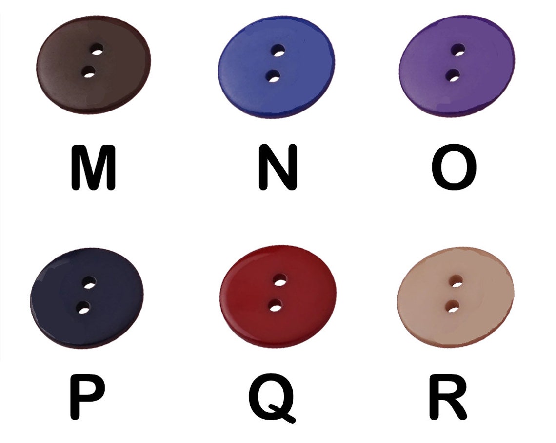 Colorful Buttons - Sewing Buttons - Round Buttons Two Holes - Colored ...