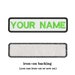 Personalized Name Patch Custom Embroidered Rectangle Name Patch Sew on ...