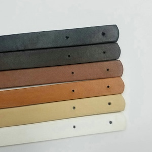 Leather Bag Handles With Rivet - Punch Hole Ready Handbag Handles - PU ...